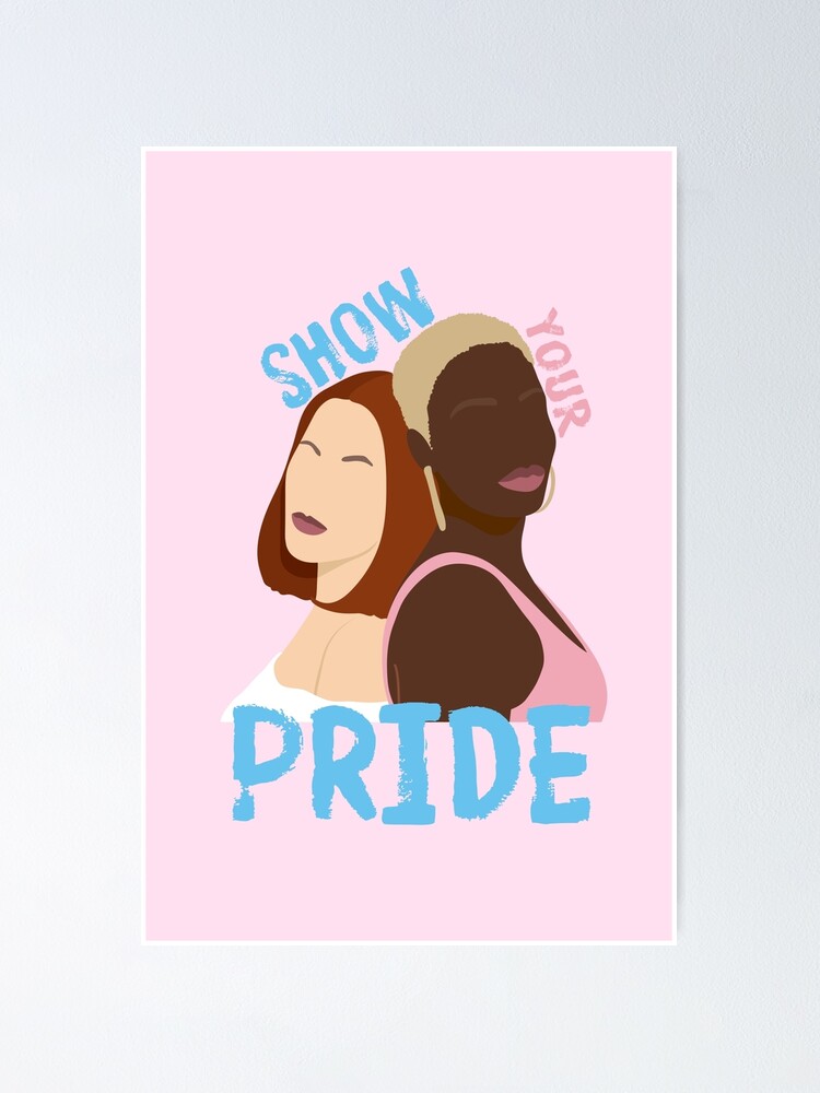 "Show Your Transgender Pride" Poster for Sale by AlamoAndCo | Redbubble