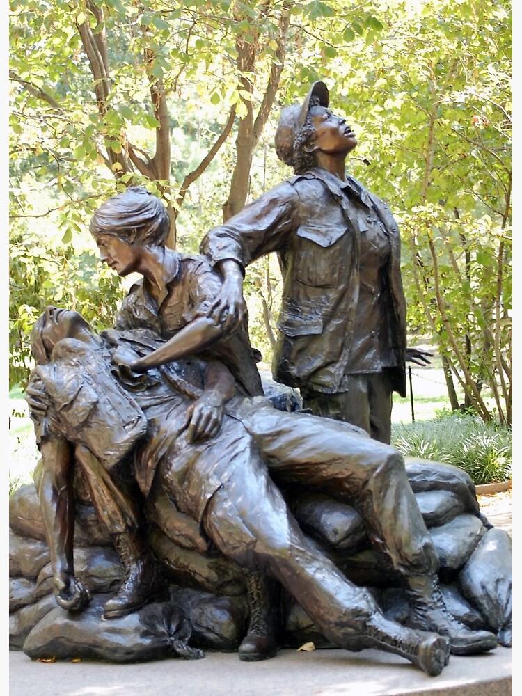 "Vietnam Women's Memorial" Art Print by SunflowerAnnie | Redbubble
