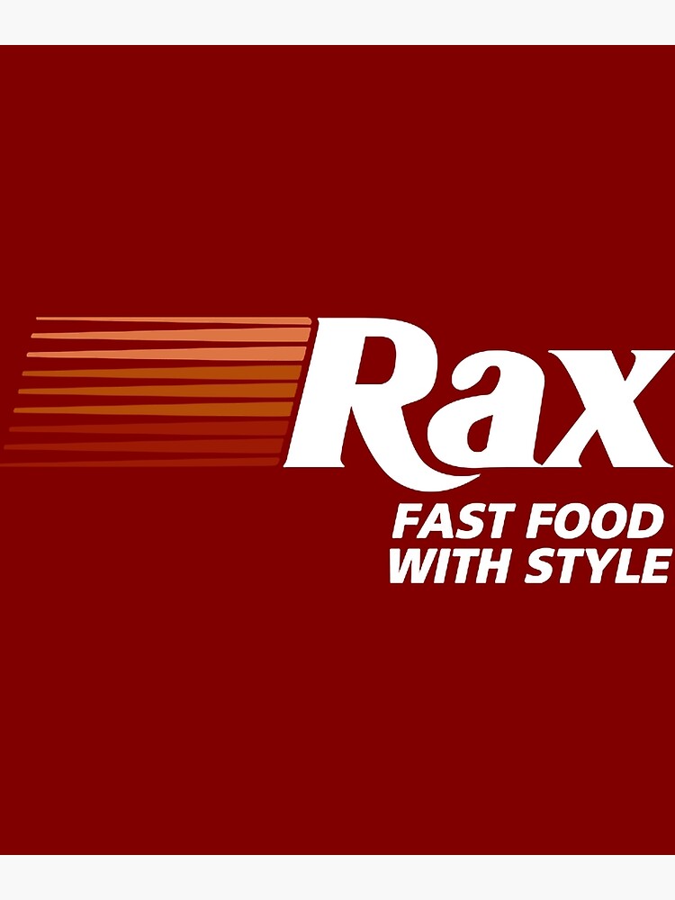 "Rax Roast Beef Fast Food Vintage Restaurant " Art Print for Sale by ...