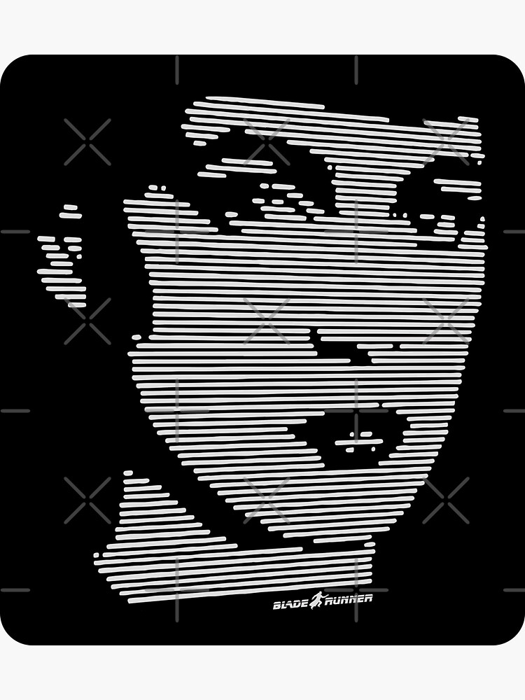 "Blade Runner" Sticker by DARKSPOOKY | Redbubble