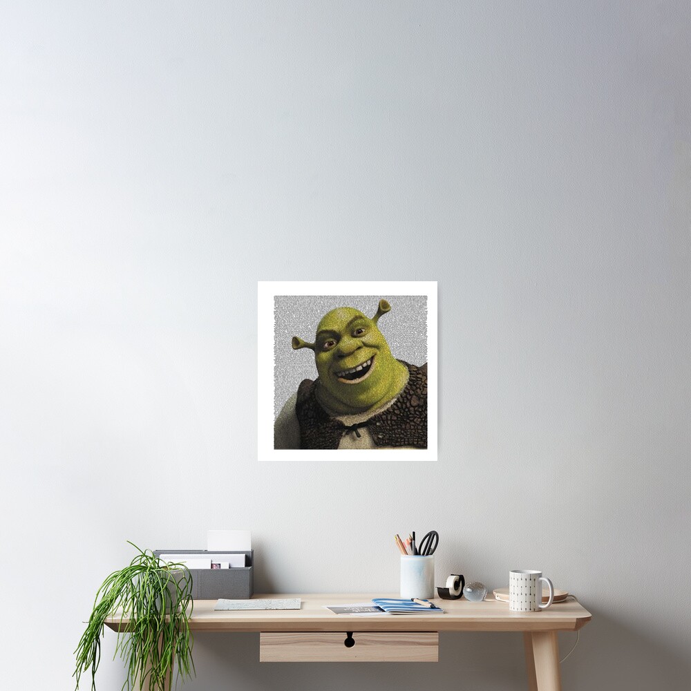 "Shrek Movie Script" Poster for Sale by FOSOdesigns | Redbubble