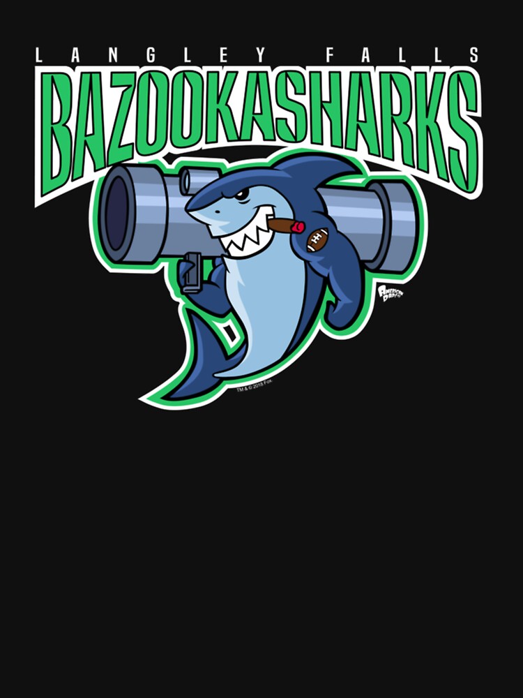 "American Dad Bazooka Sharks Logo Essential" T-shirt for Sale by ...