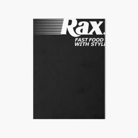 "Rax Restaurant Design 80s and 90s Defunct Restaurant Classic" Art ...