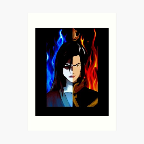 "Azula Fire Princess - Fire Lord Azula Split" Art Print for Sale by ...