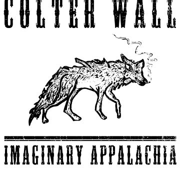 "Graphic Colter Design Singer Wall Imaginary Appalachia" Sticker for ...