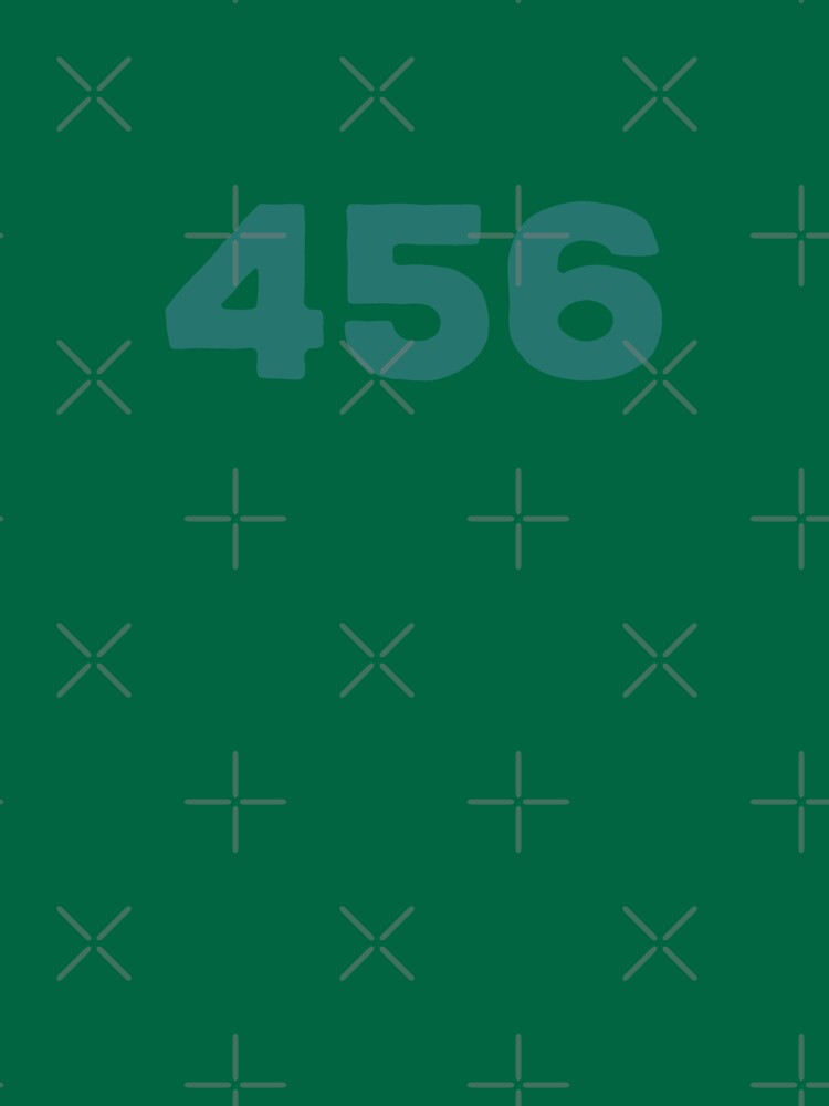 "squid 456 game character numbers" T-shirt for Sale by mindybubble ...