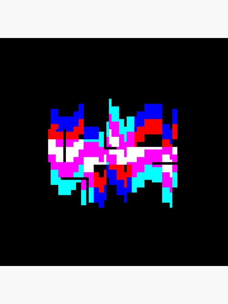 "Neon Trans Flag Glitch Pixel Art (Trans Set #1)" Sticker for Sale by ...