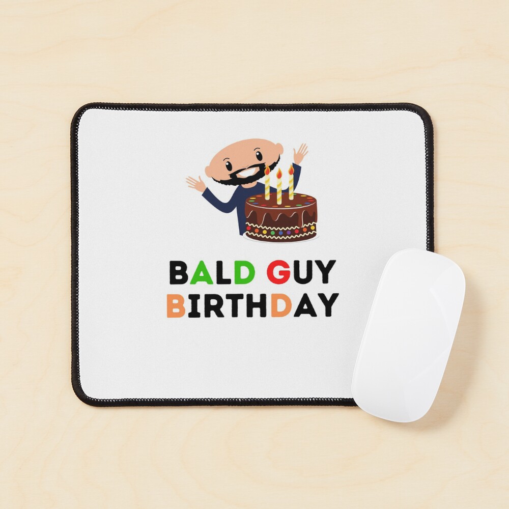 "Bald Guy Birthday 41 YEARS 41 YEARS OLD 41TH BIRTHDAY" Sticker by ...