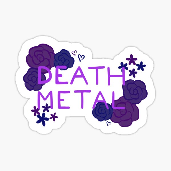 "Death Metal" Sticker by heroics | Redbubble