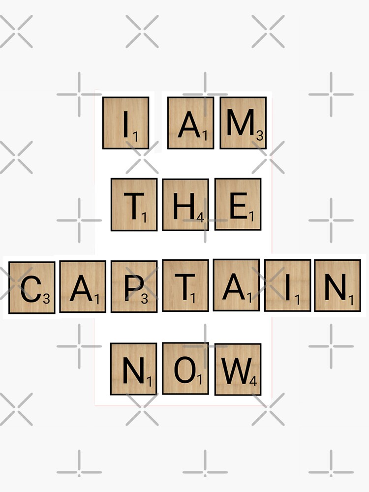 "I am the captain now funny captain meme" Sticker for Sale by ...