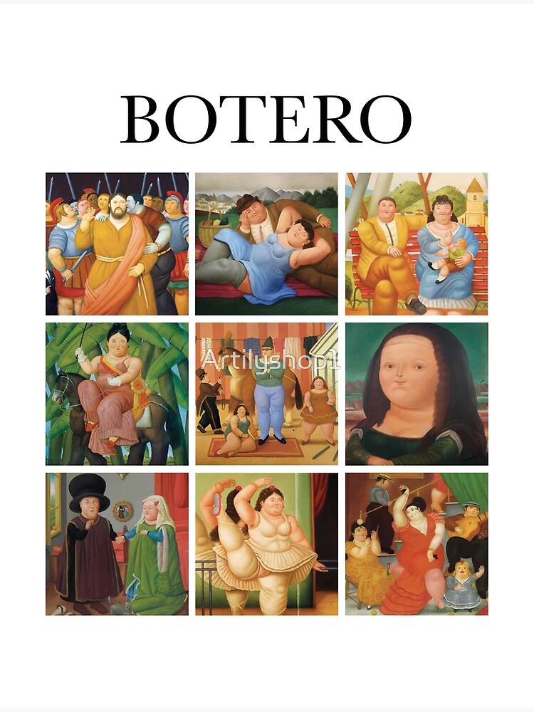"Botero - Collage" Poster for Sale by Artilyshop1 | Redbubble