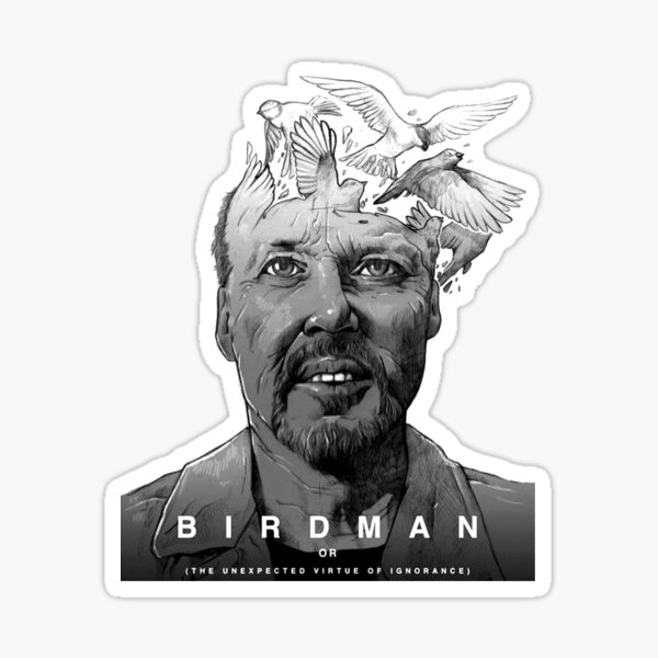 "Birdman" Sticker for Sale by athyabm | Redbubble