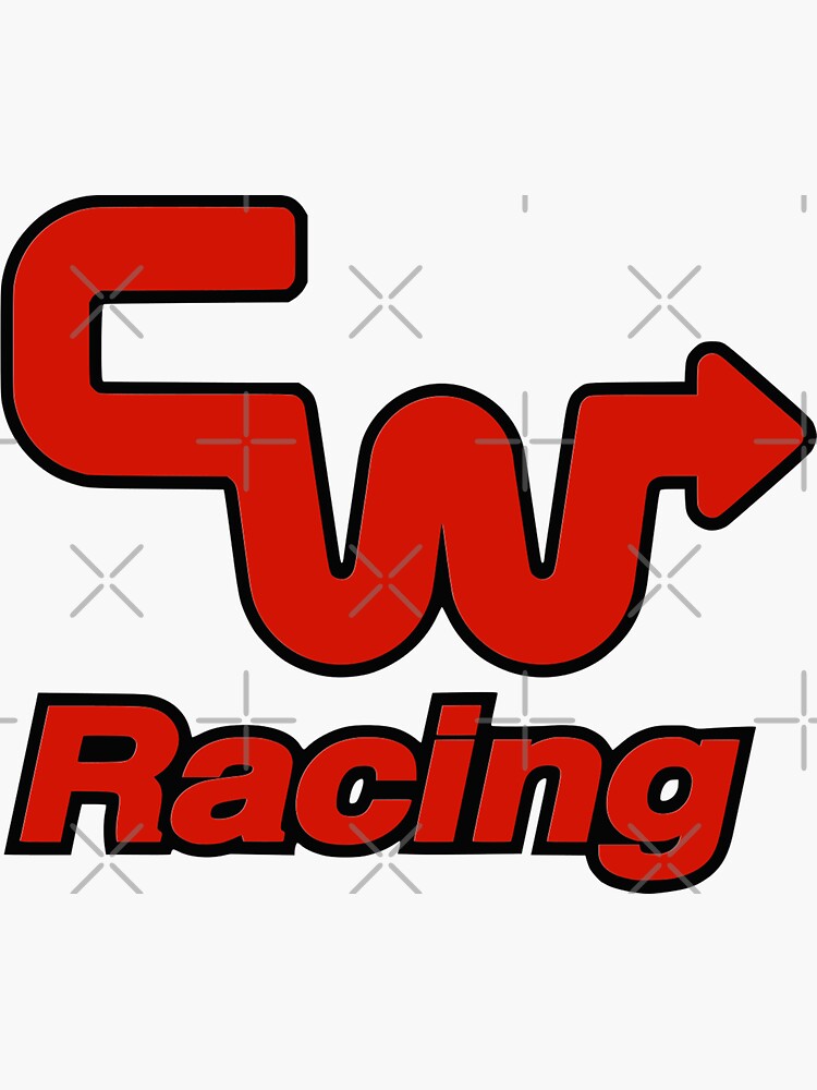 "CW Racing vintage BMX logo" Sticker for Sale by Artyssytb | Redbubble