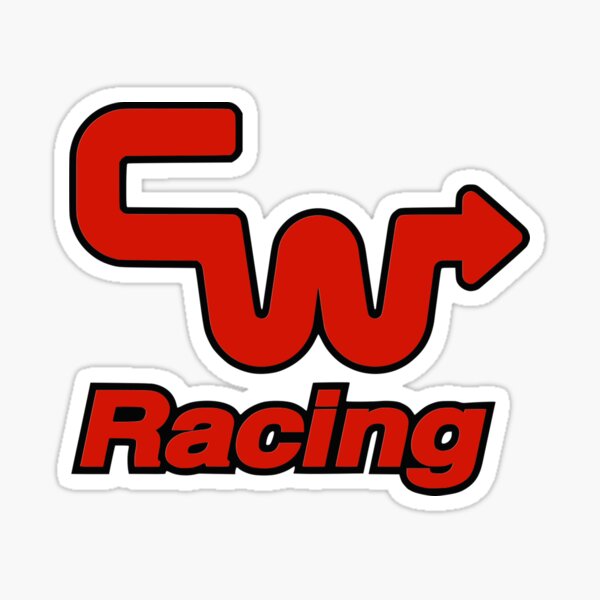 "CW Racing vintage BMX logo" Sticker for Sale by Artyssytb | Redbubble