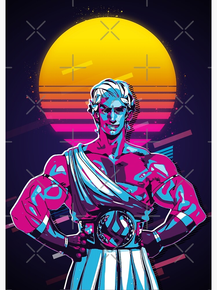 "Theseus - Hades (80s Retro)" Poster by MnA-Designs | Redbubble