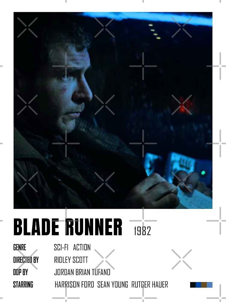 "Blade Runner 1982 minimalist poster" Poster by TP51designs | Redbubble