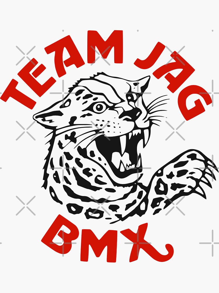 Sticker « Logo de l'équipe Jag BMX vintage BMX », par Artyssytb | Redbubble