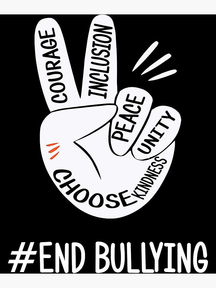 Póster «Unity Day camiseta naranja para niños 2021 Anti Bullying Love ...