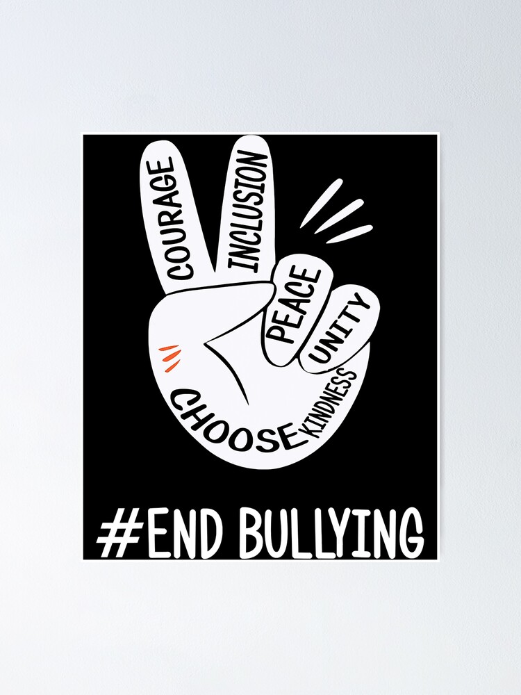 Póster «Unity Day camiseta naranja para niños 2021 Anti Bullying Love ...