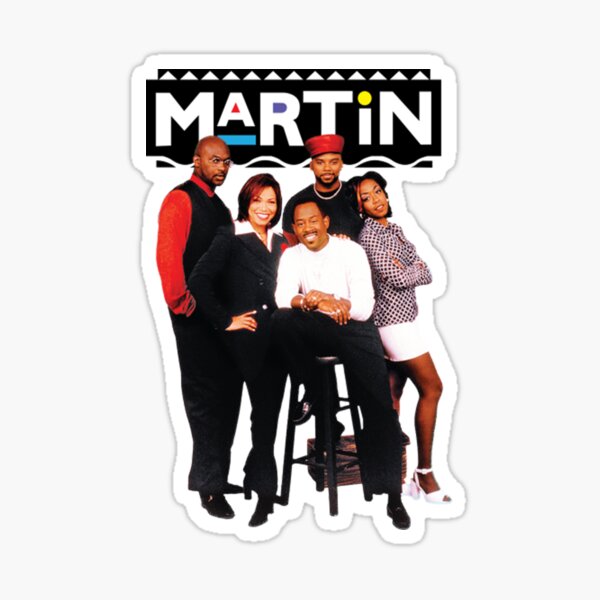 "Martin T-Shirt90s Martin TV Show" Sticker for Sale by Muadinao | Redbubble
