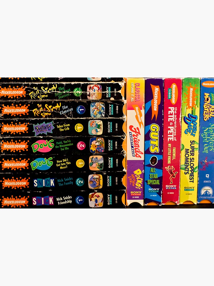 "nick vhs" Sticker for Sale by wislingsailsmen | Redbubble