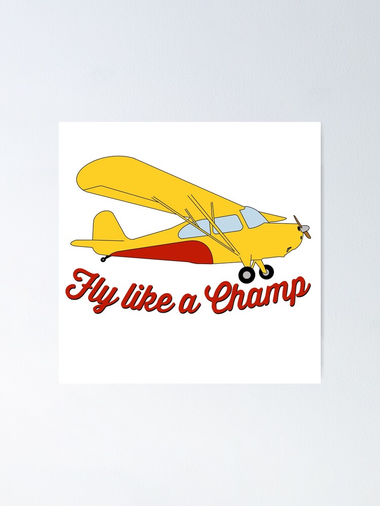 "Aeronca Champ Illustration" Poster for Sale by AviationDecor | Redbubble