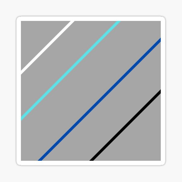 "Minimalist Transmasc Flag - diagonal" Sticker for Sale by ...