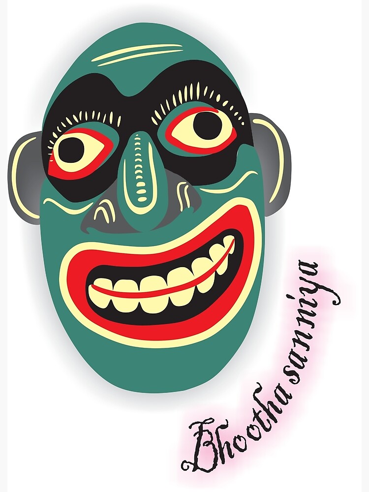 "sanni wes muhunu mask" Poster for Sale by kawudaspot | Redbubble