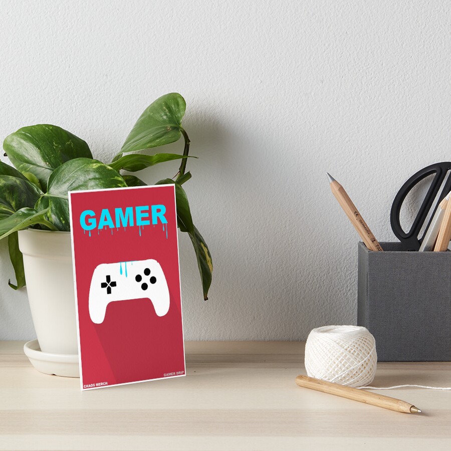 " GAMER DRIP" Art Board Print by chaoskandy | Redbubble