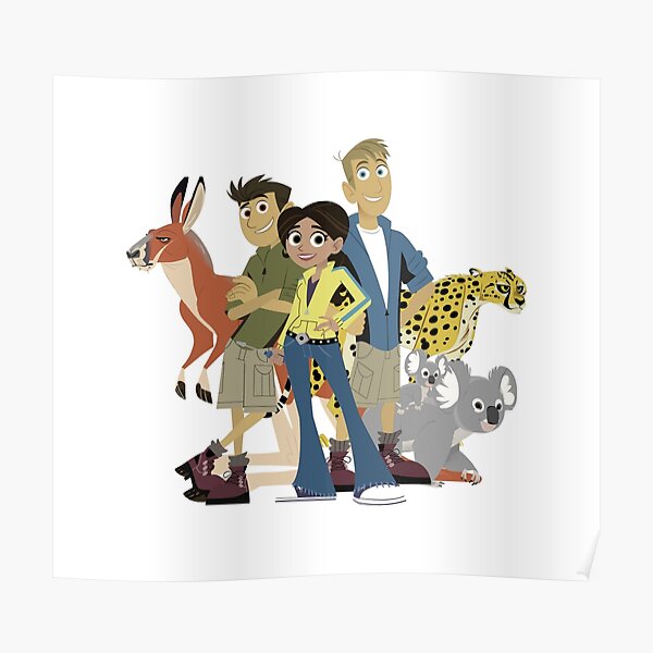 "Wild Kratts Full Team" Poster for Sale by snokgrid | Redbubble