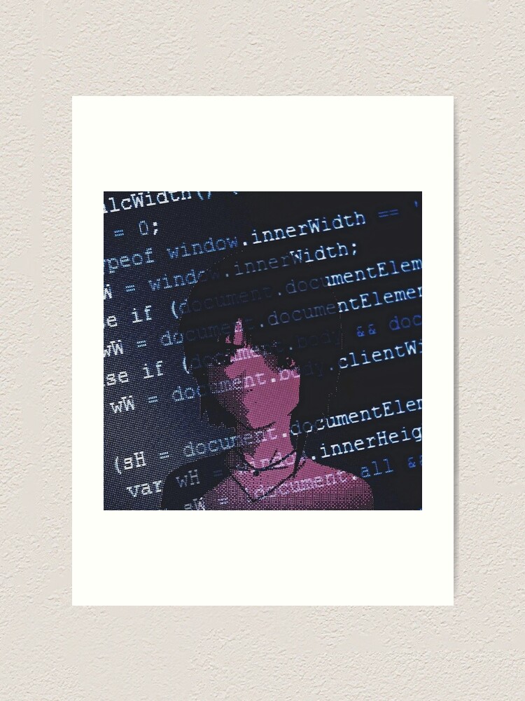 "Serial Experiments Lain Code " Art Print for Sale by Onodera | Redbubble
