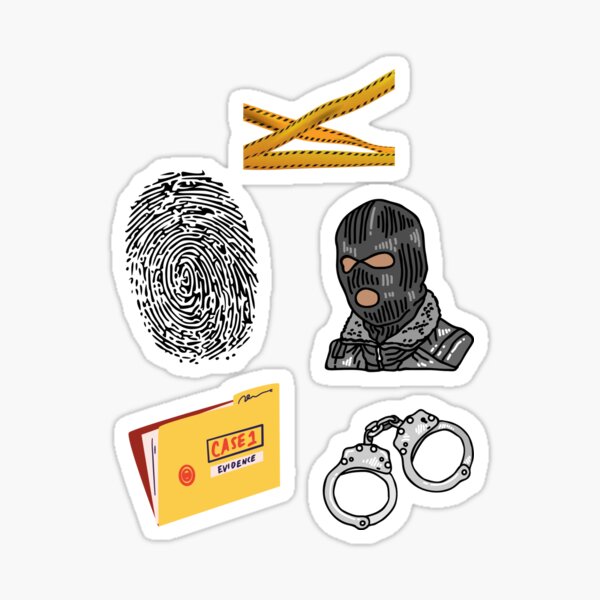 "forensic science" Sticker for Sale by AyahBaniMustafa | Redbubble