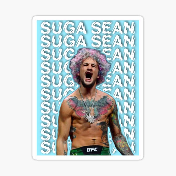 "Suga Sean O'Malley Design" Sticker for Sale by NickNateDiaz | Redbubble