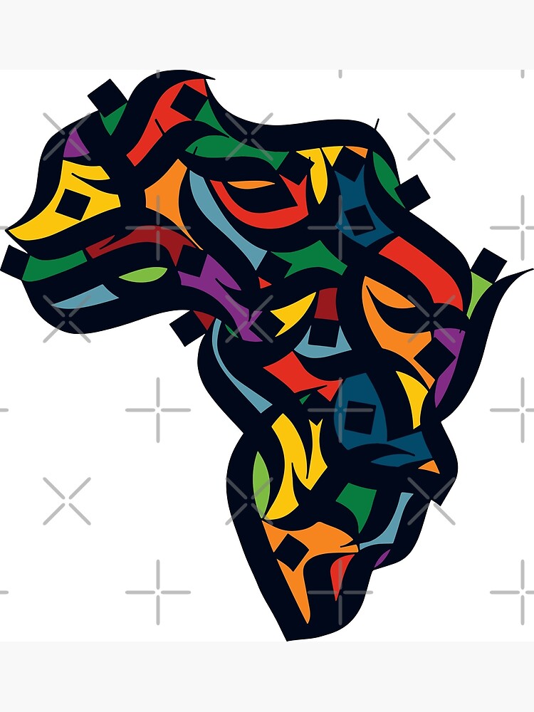 "AFRICA in arabic calligraphy" Poster for Sale by sajacalligraphy ...