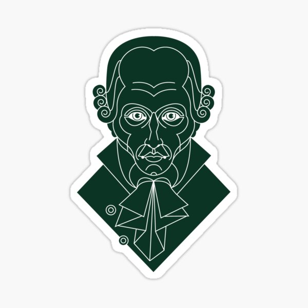 "Immanuel Kant" Sticker for Sale by jholbo | Redbubble