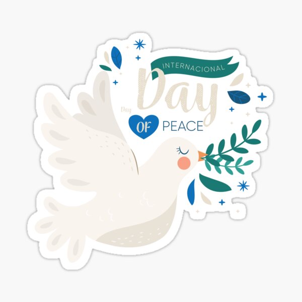 " United Nations Day & Day of Peace" Sticker for Sale by Zeeprint ...