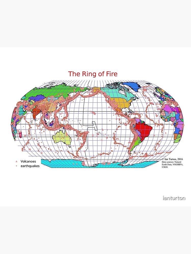 "Ring of Fire" Poster for Sale by ianturton | Redbubble