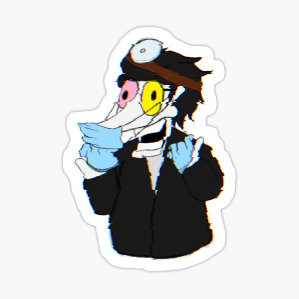 "Spamton G Spamton, MD" Sticker for Sale by TheQuickdraw | Redbubble