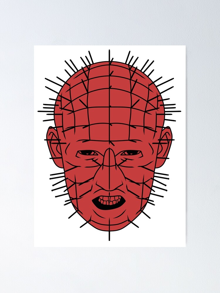 "Hellraiser Pinhead Red" Poster for Sale by AlykiBlossom | Redbubble