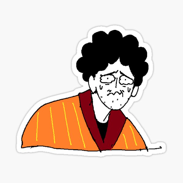 "SAD SERI" Sticker for Sale by flanzee | Redbubble