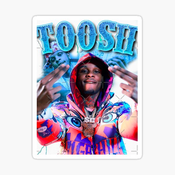 "Toosii Fan Merch, Toosi Rap, Artist" Sticker for Sale by CharmbyQazi ...