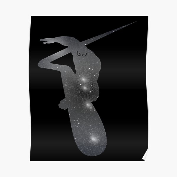 "Silver Surfer Galaxy" Poster by innergeekdesign | Redbubble