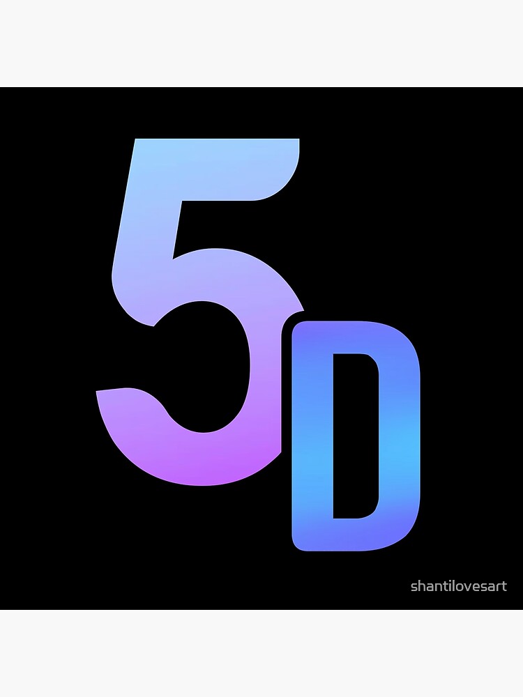 "5D" Poster for Sale by shantilovesart | Redbubble