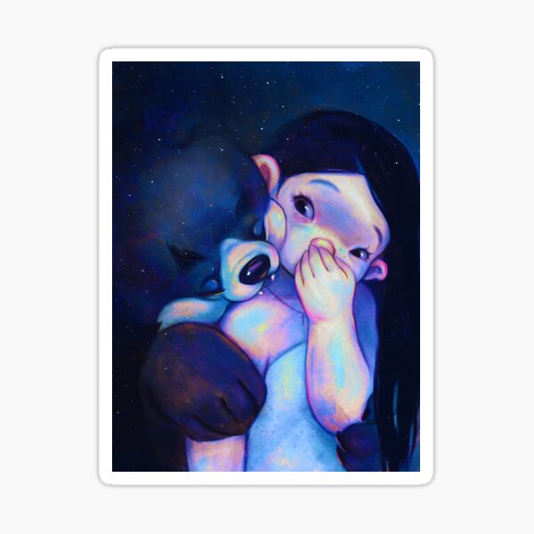 "It tickles" Sticker for Sale by Selvagemqt | Redbubble