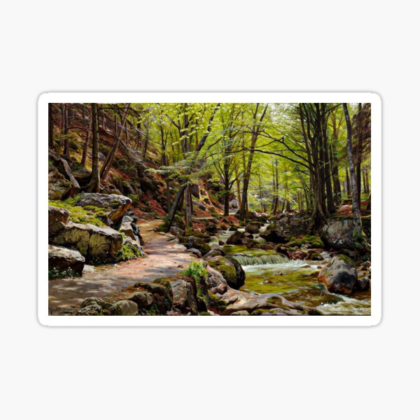 "Forest in the Harz Mountains" Sticker for Sale by SMILE88 | Redbubble