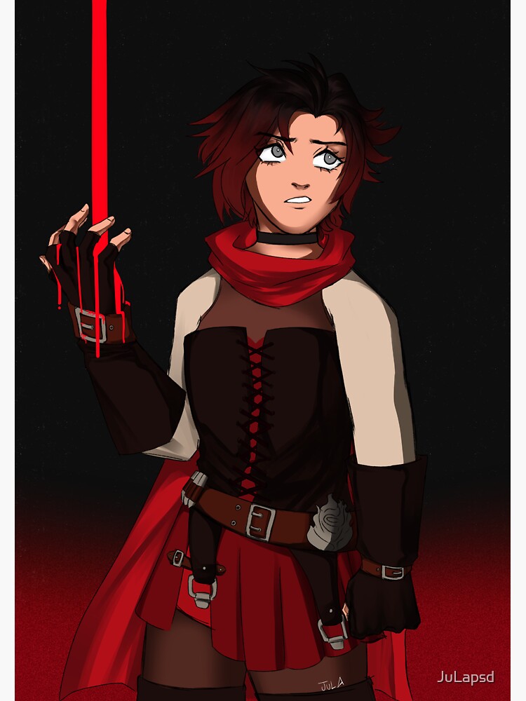 "Ruby in the void" Sticker by JuLapsd | Redbubble