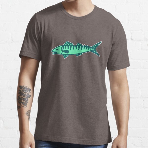 "mackerel fish fish" T-shirt for Sale by huggymauve | Redbubble | mackerel t-shirts - fish t ...