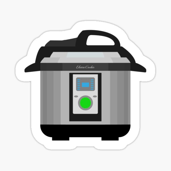 "Modern Electric cooker Instant pot rice" Sticker for Sale by ...