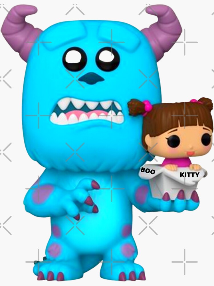 "Monster Inc. Kitty and Boo" Sticker for Sale by BunnyPanda0120 | Redbubble