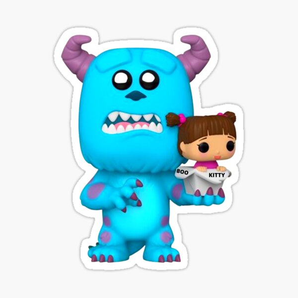 "Monster Inc. Kitty and Boo" Sticker for Sale by BunnyPanda0120 | Redbubble